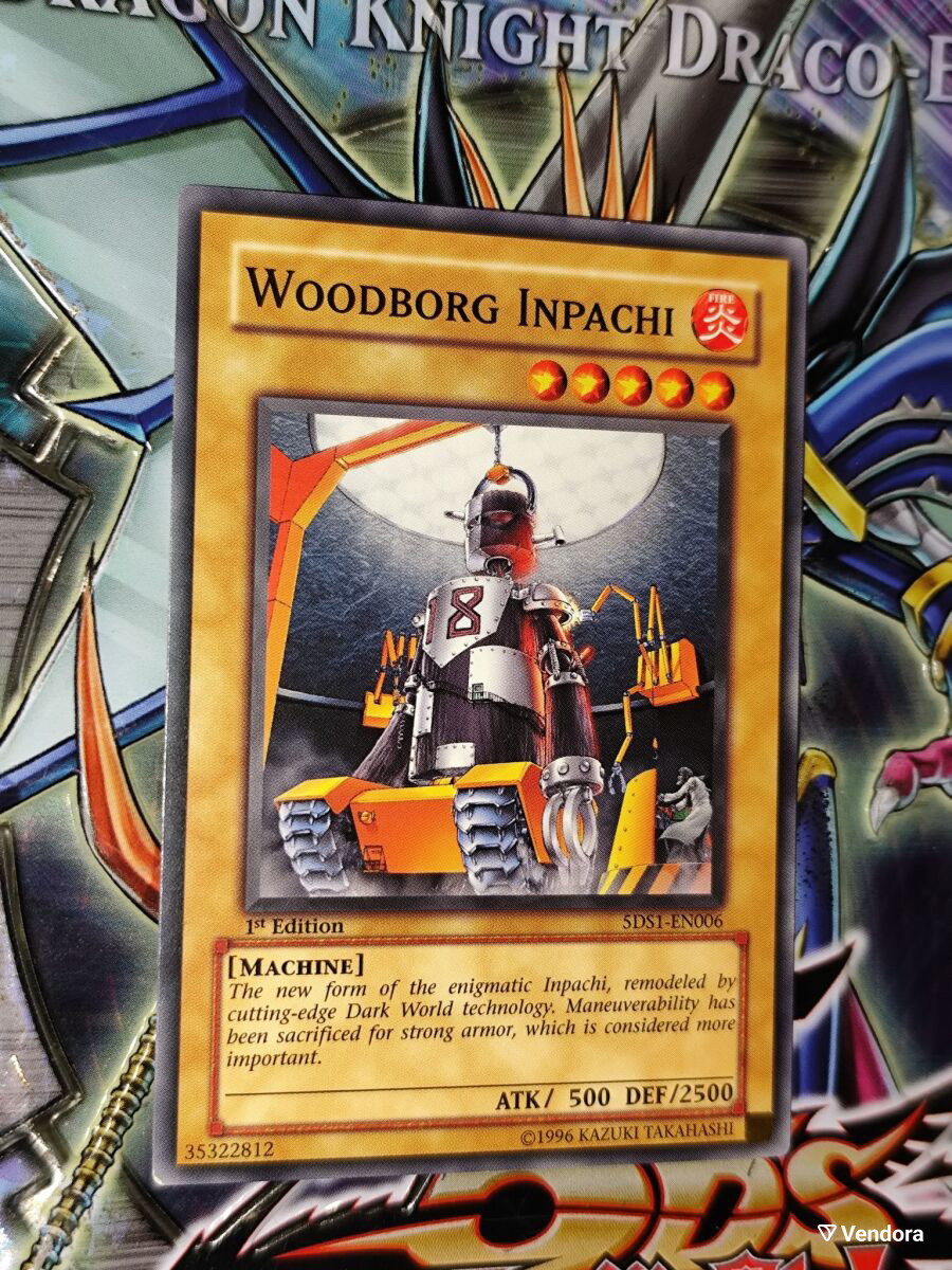 Woodborg Inpachi Yu-Gi-Oh карта като нова - € 1,95 - Vendora.bg