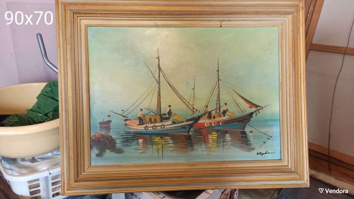 πίνακας ζωγραφικής 90χ70 - € 35,00 - Vendora.gr