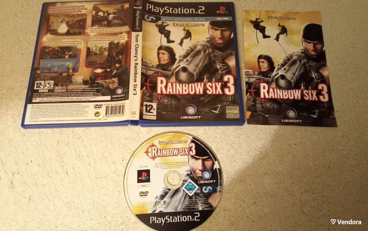 Rainbow Six 3 PS2 σαν καινούργιο με το… - € 10,00 - Vendora.gr