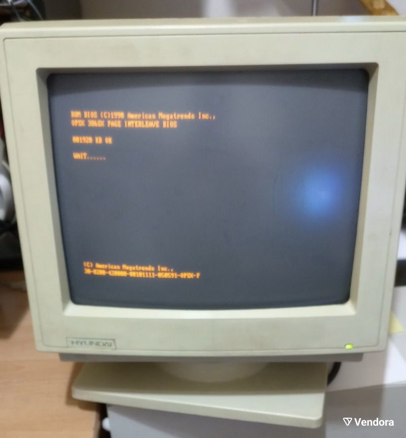 EGA CRT Monitor Hyundai Monochrome… - € 100,00 - Vendora.gr
