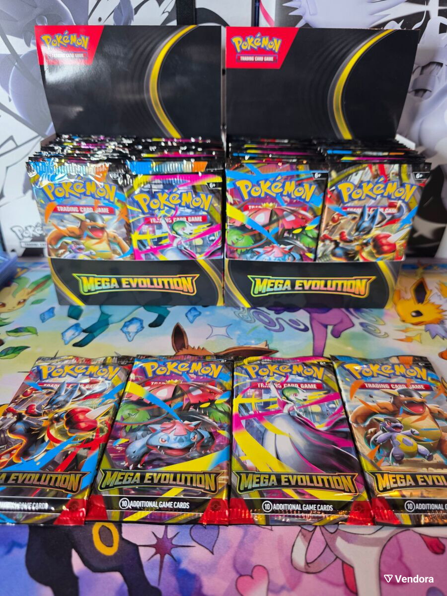 Mega Evolution Booster Pack Pokemon νέο,… - € 33,99 - Vendora.gr