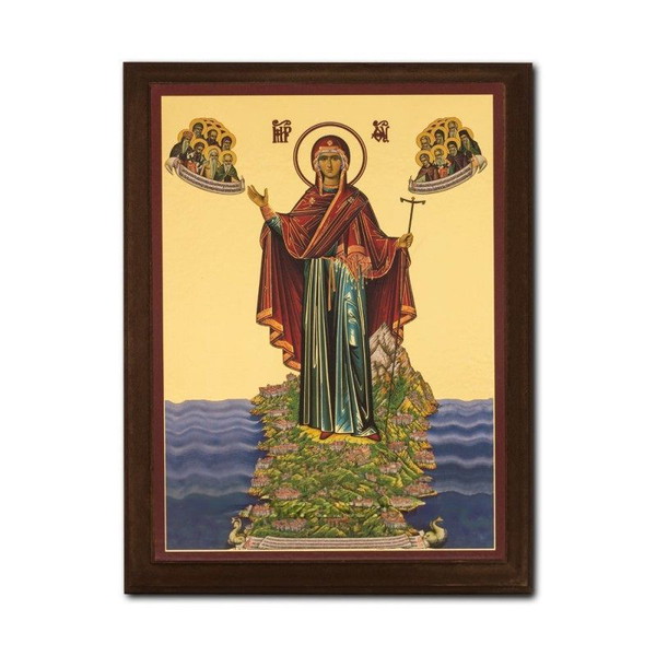 ΕΙΚΟΝΑ ΠΑΝΑΓΙΟΥ ΤΟΥ ΑΓΙΟΥ ΟΡΟΥΣ 27Χ20εκ - € 22,00 - Vendora