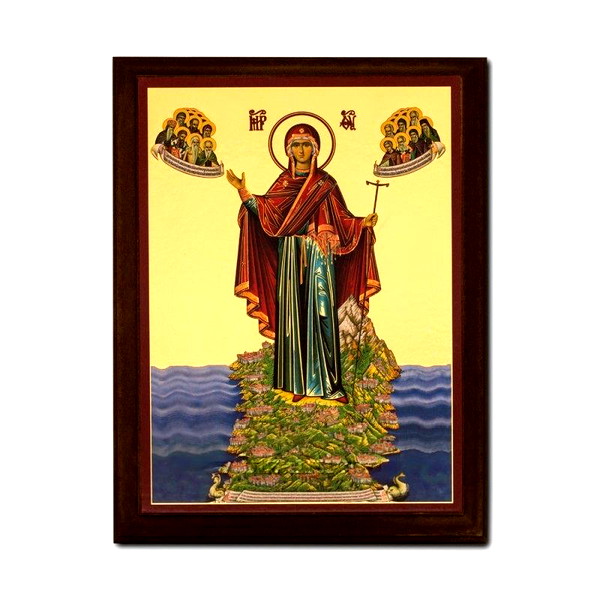 ΕΙΚΟΝΑ ΠΑΝΑΓΙΟΥ ΤΟΥ ΑΓΙΟΥ ΟΡΟΥΣ 27Χ20εκ - € 22,00 - Vendora