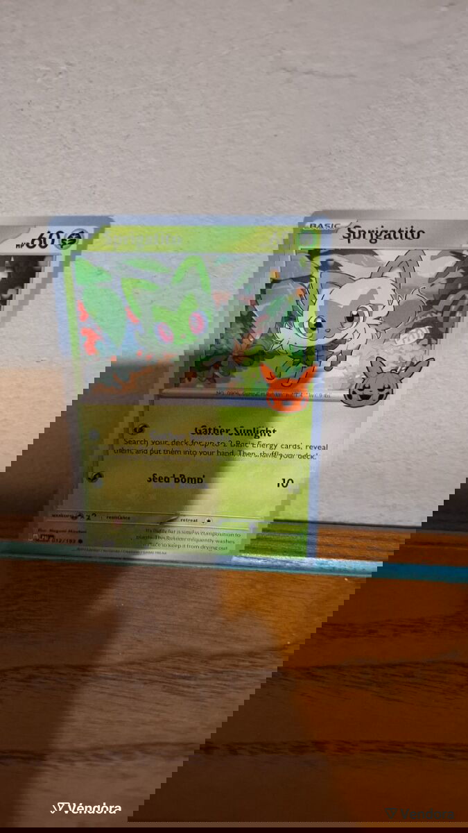 Pokemon Card Sprigatito σε τέλεια κατάσταση - € 1,00 - Vendora.gr