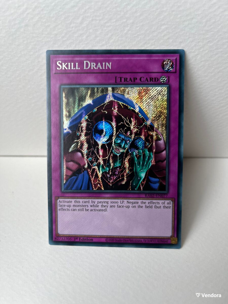 Skill Drain κάρτα Yu-Gi-Oh! σαν καινούργια - € 7,70 - Vendora.gr