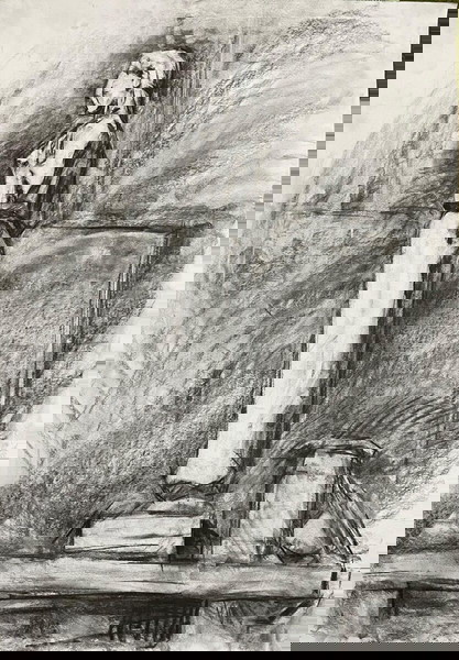 Female statue drawing/ Γυναικείο άγαλμα - € 15,00 - Vendora.gr