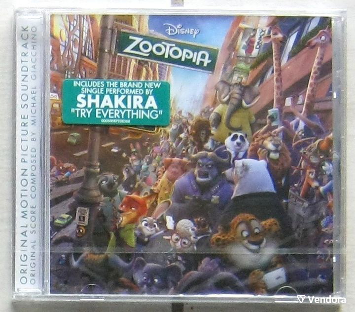 Zootopia soundtrack σφραγισμένο με Shakira - € 14,00 - Vendora.gr