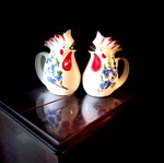2 Vintage Κανατάκια Κόκορες - € 40,00 - Vendora