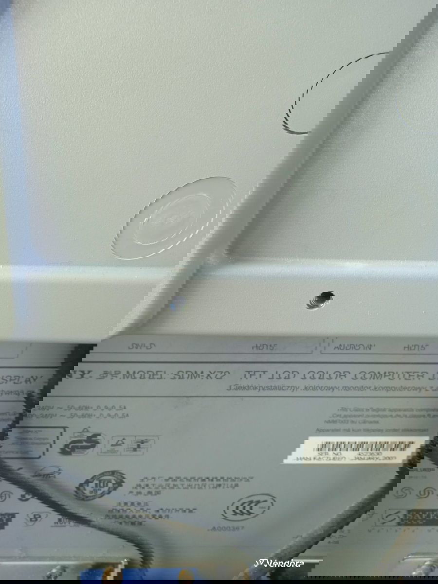 Οθόνη υπολογιστή Sony SDM - X72 - € 12,00 - Vendora