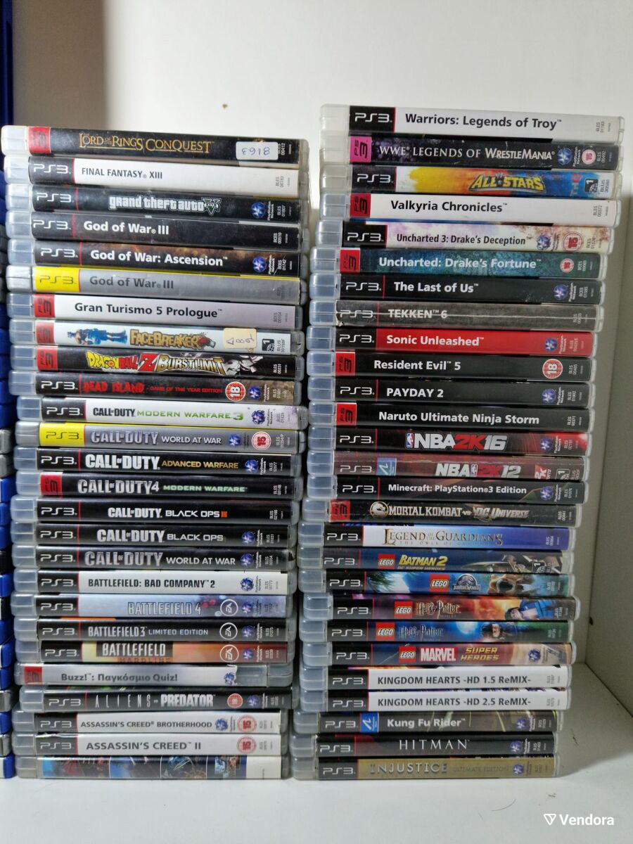 Ps3 παιχνίδια μεταχειρισμένα, πακέτο με… - € 999,00 - Vendora.gr