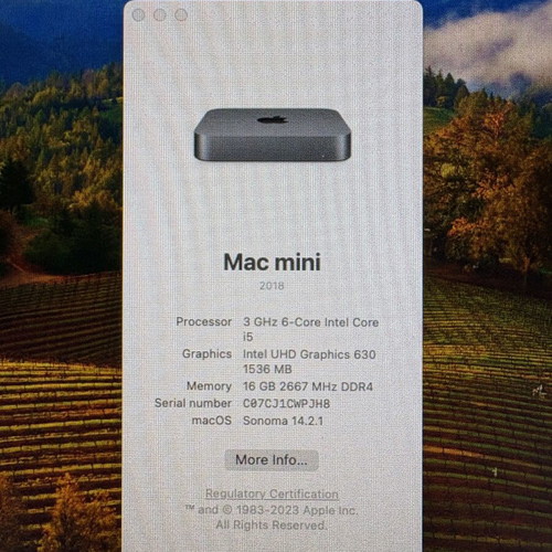 Mac Mini 2018 3GHz i5 16GB Ram 500GB HD… - € 350,00 - Vendora.gr