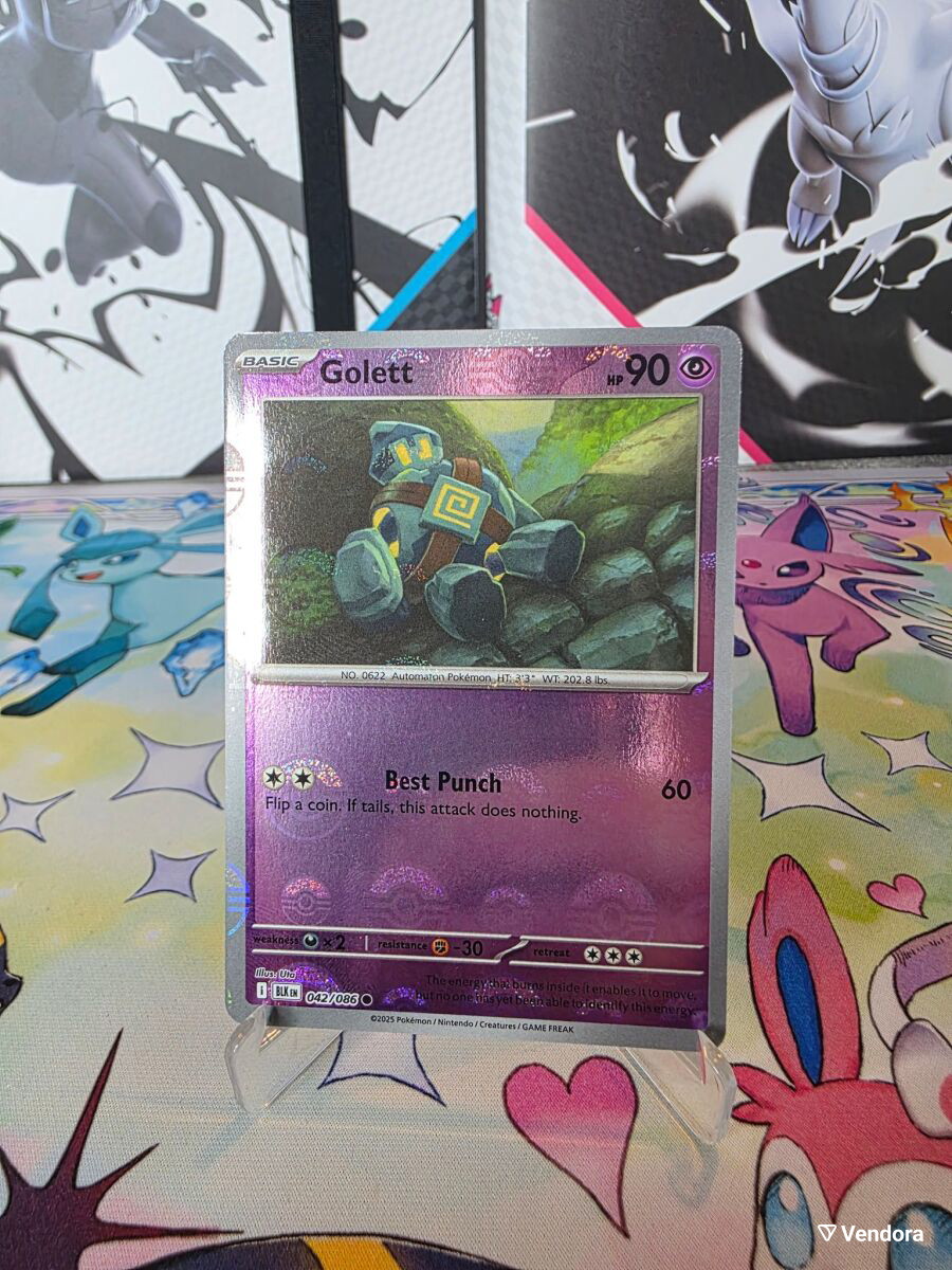 Κάρτα Golett Black Bolt PokeBall Pokemon… - € 1,99 - Vendora.gr