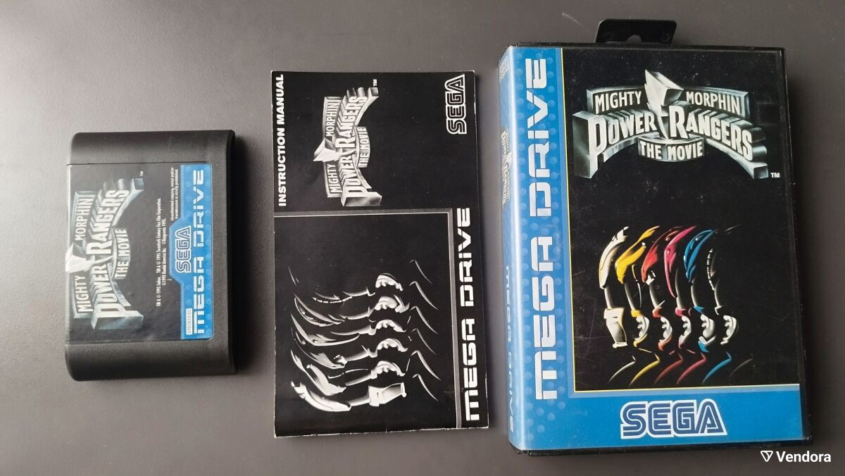 Sega Mega Drive Mighty Morphin Power… - € 42,00 - Vendora.gr