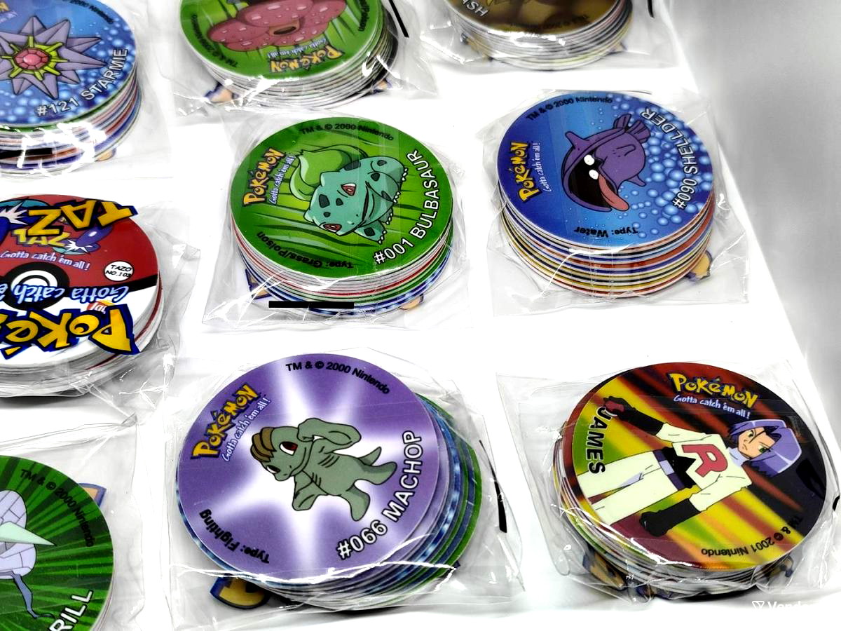 Πληρης Συλλογη Πρωτη Εκδοση Pokemon Tazos -… - € 80,00 - Vendora