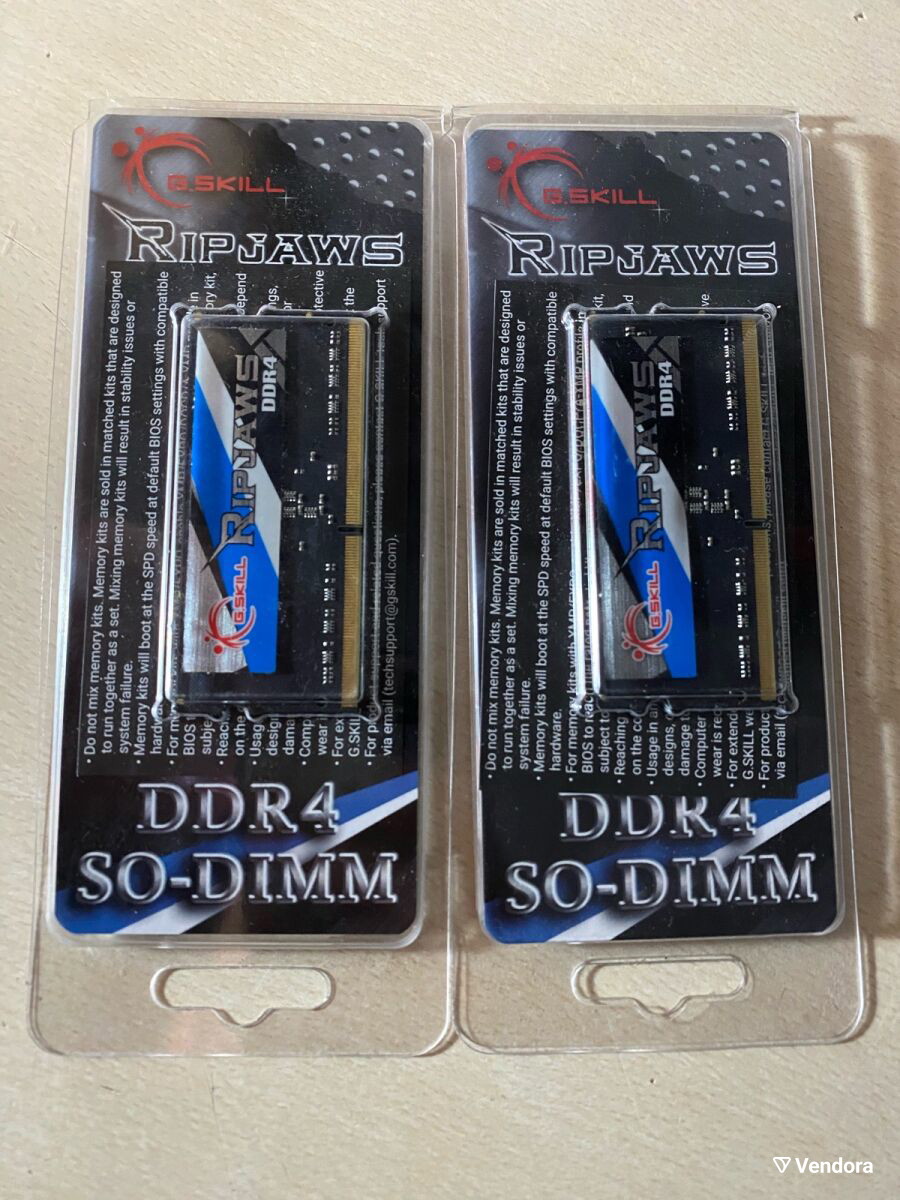 Μνήμες RAM G.Skill Ripjaws DDR4 2133MHz… - € 40,00 - Vendora.gr