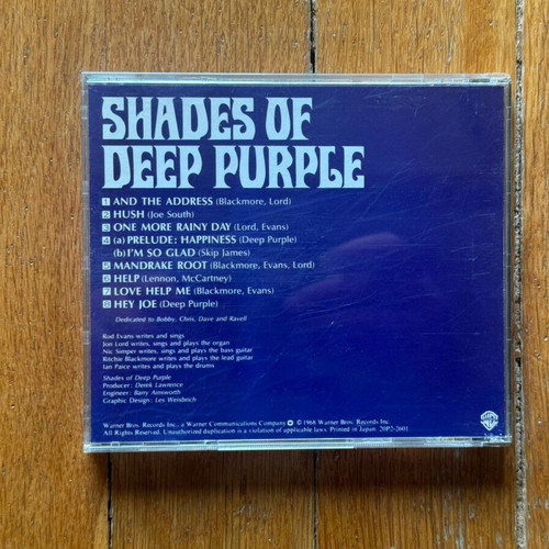 Deep Purple Shades Of Deep Purple CD σαν… - € 15,00 - Vendora.gr
