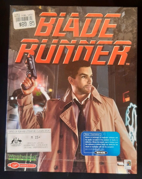 Blade Runner Pc Game Big Box Sealed - € 1.100,00 - Vendora