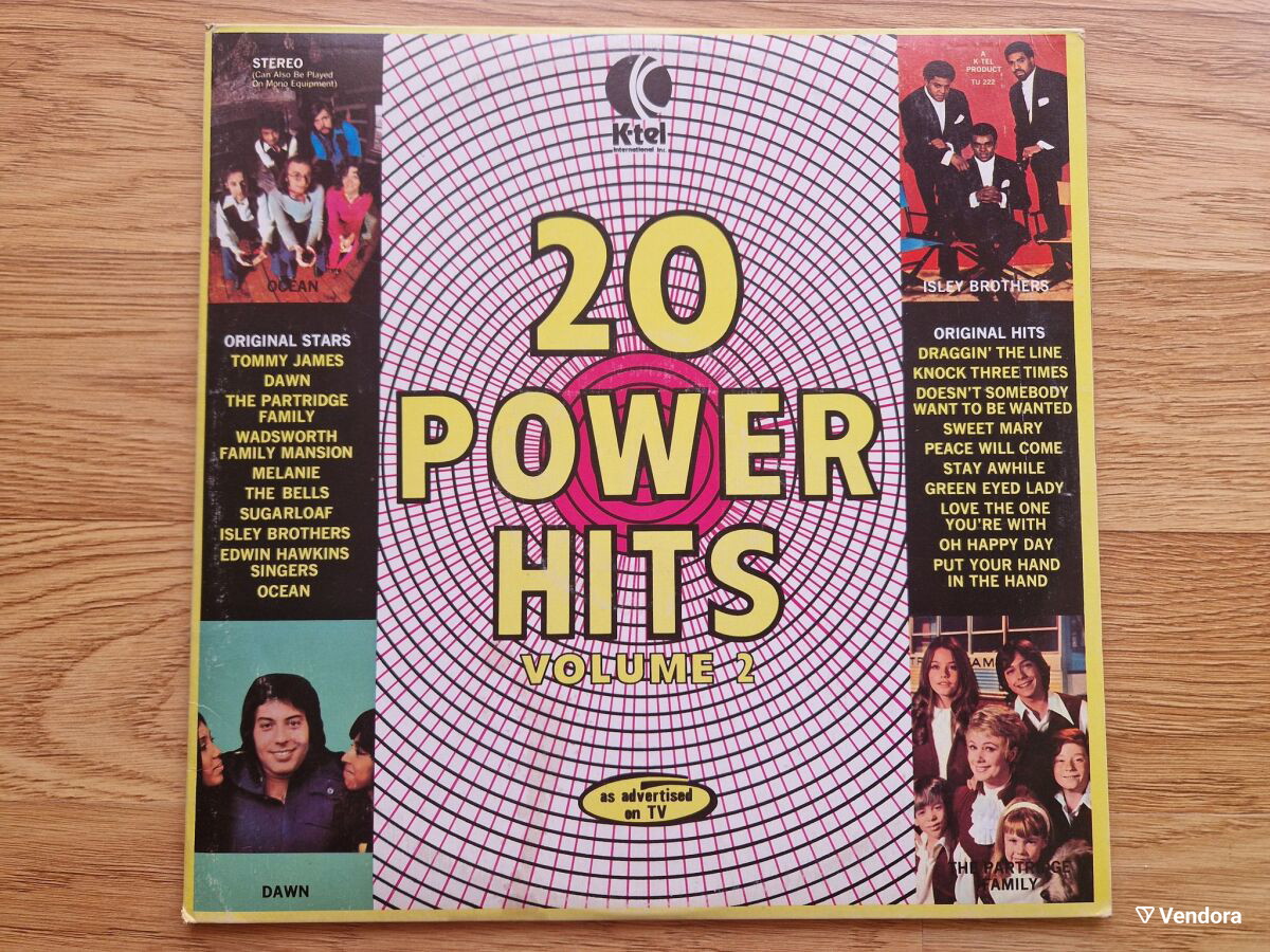 20 Power Hits Volume 2 LP σε άριστη… - € 4,00 - Vendora.gr