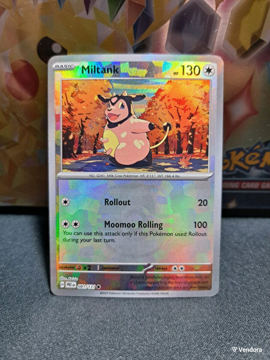 Κάρτα Miltank Pokémon Prismatic Evolution… - € 4,00 - Vendora.gr