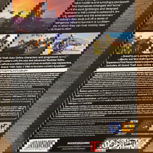 Grand Theft Auto V (GTA V) PC retail… - € 9,99 - Vendora.gr