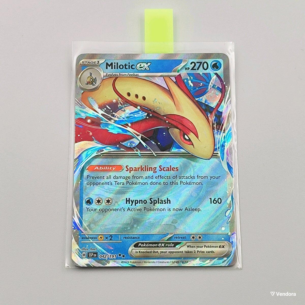 Pokémon κάρτα Milotic ex 042/191 Scarlet… - € 8,00 - Vendora.gr