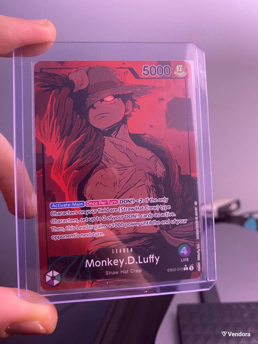 One Piece TCG EB02 Luffy Alt Leader… - € 800,00 - Vendora.gr