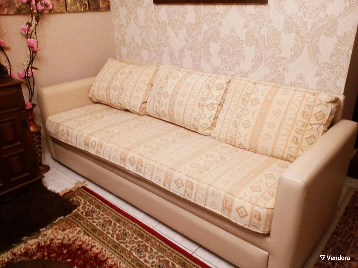 ΣΕΤ 2 ΔΕΡΜΑΤΙΝΟΙ ΚΑΝΑΠΕΔΕΣ -ΚΡΕΒΒΑΤΙ… - € 650,00 - Vendora