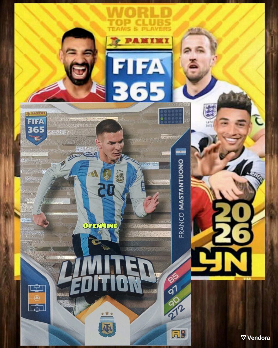 Κάρτα Mastantuono Limited FIFA 365 2026… - € 5,00 - Vendora.gr