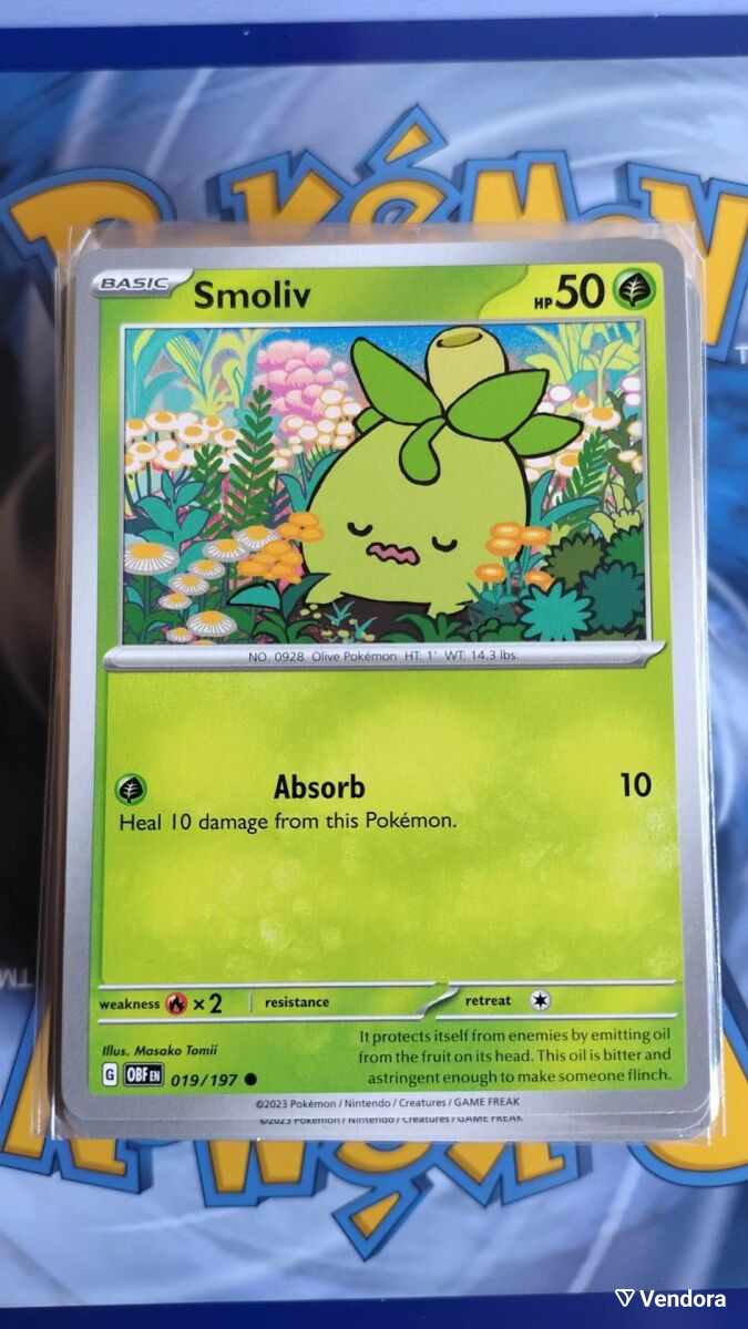 Smoliv κάρτα Pokemon σαν καινούργιο από… - € 0,10 - Vendora.gr