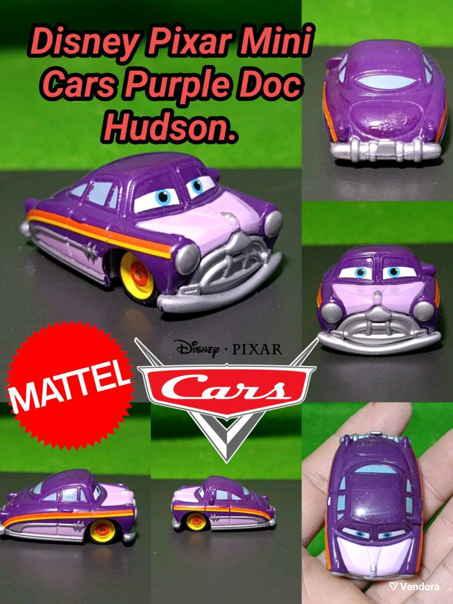 Disney Pixar Mini Cars Purple Doc Hudson… - € 5,99 - Vendora.gr