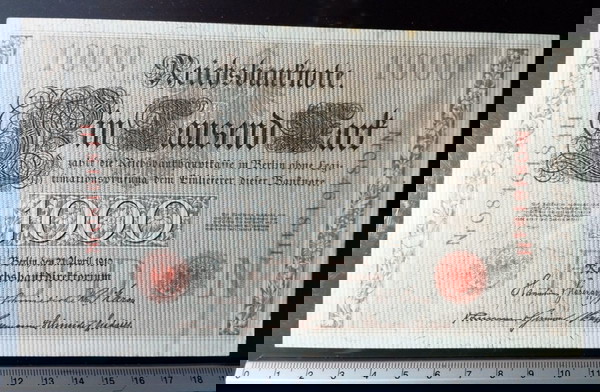 ΓΕΡΜΑΝΙΑ Χαρτονόμισμα ΑΞΙΑΣ 1000 Μάρκα 1910… - € 15,00 - Vendora