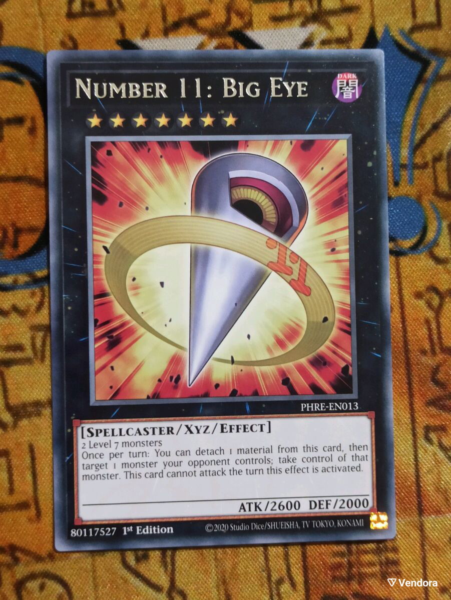 Number 11: Big Eye card like new, rare… - € 0,50 - Vendora.cy