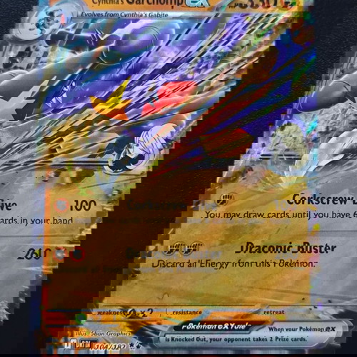 Pokemon Cynthia's Garchomp ex 104/182 από… - € 2,00 - Vendora.gr