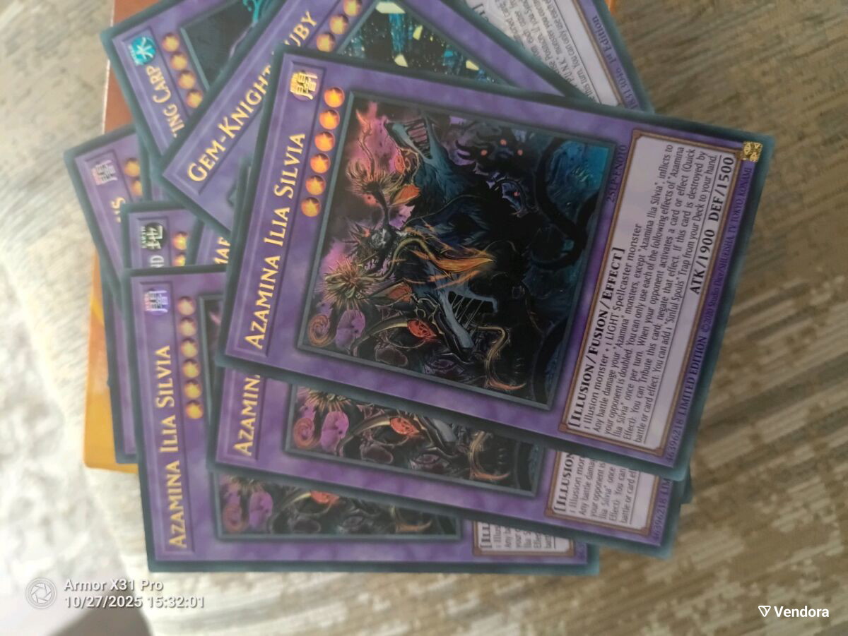 Yu-Gi-Oh Azamina Ilia Silvia (V.1 - Ultra… - € 2,99 - Vendora.gr