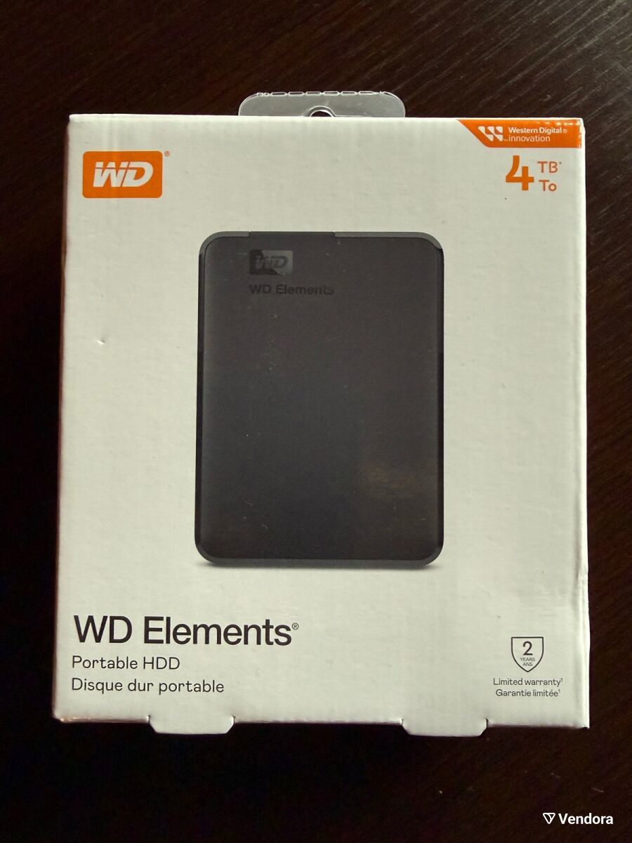 WD Elements Portable 4TB Εξωτερικός… - € 78,00 - Vendora.gr