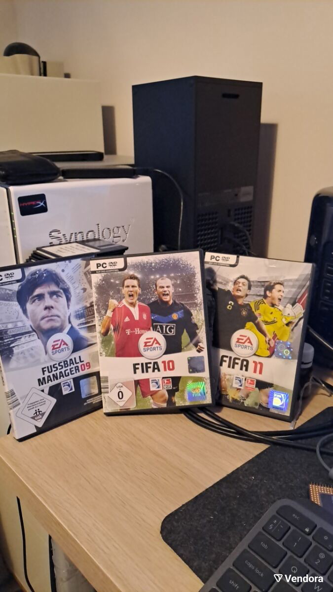 Πακέτο PC DVD Football Manager 09 FIFA 10… - € 5,00 - Vendora.gr