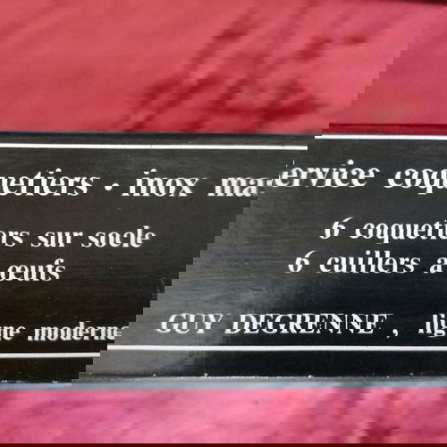 Σετ αυγοθήκες Gay Degrenne France inox… - € 50,00 - Vendora.gr