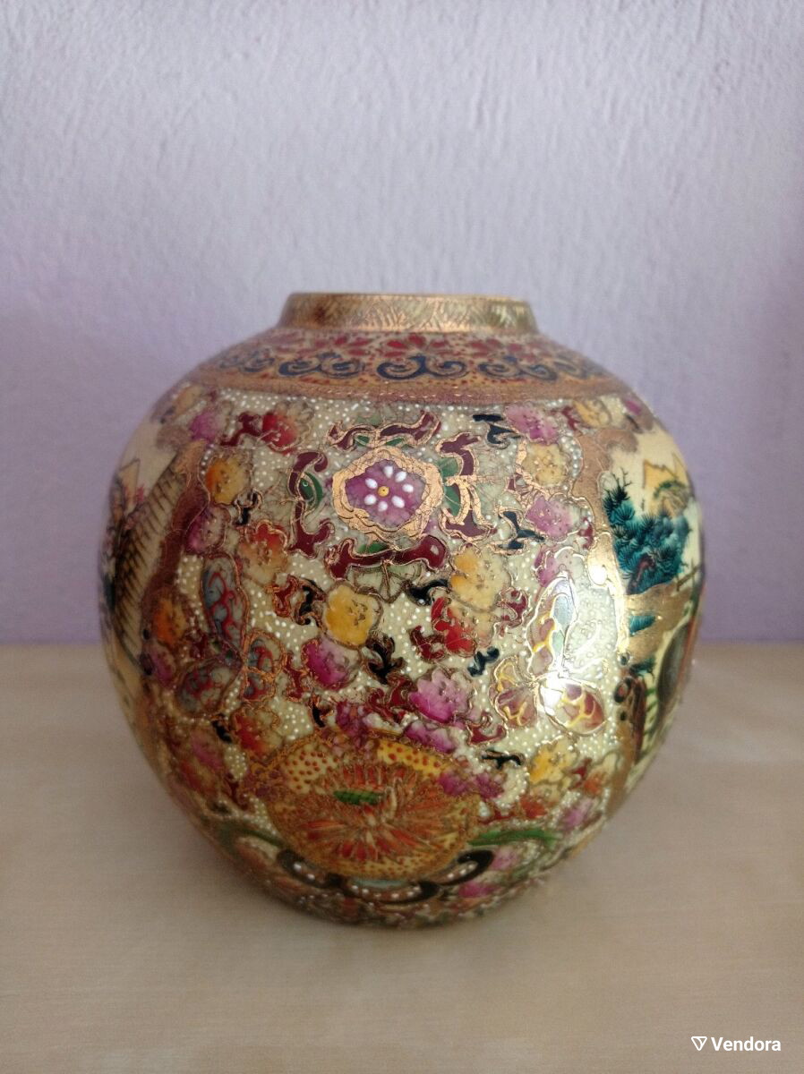 Κινέζικο βάζο πορσελάνης Satsuma σαν… - € 18,00 - Vendora.gr