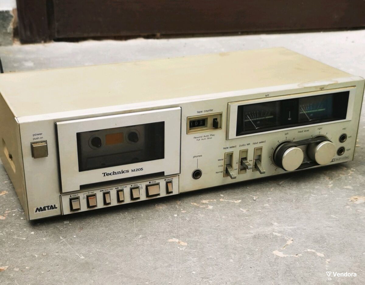 TECHNICS RS-M205 STEREO CASSETTE DECK - € 35,00 - Vendora.gr