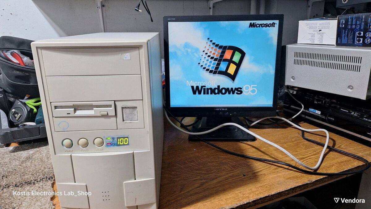 ICA Pentium 120 Desktop PC употребяван,… - € 80,00 - Vendora.bg