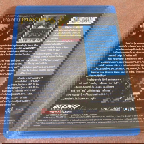 Fantômas Blu-ray region A, like new, με… - € 35,00 - Vendora.gr