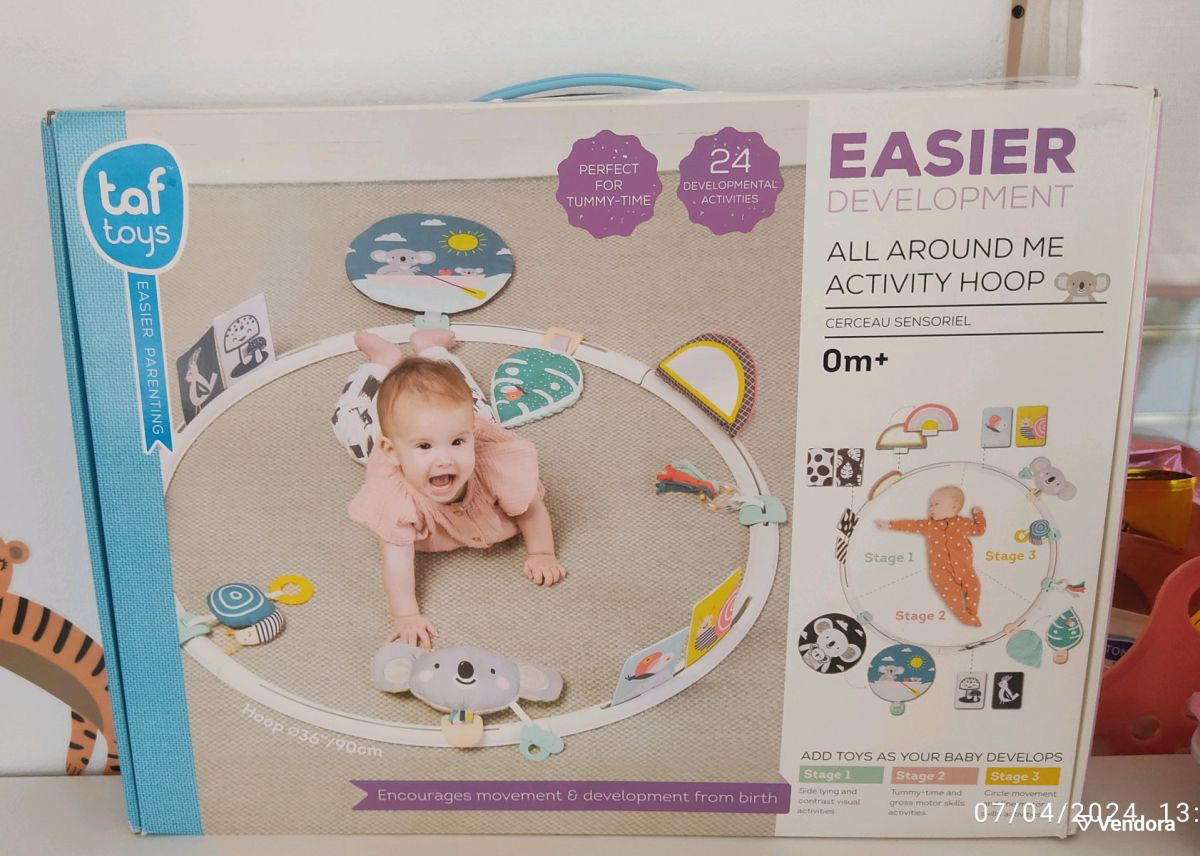 Taf Toys Tummy Time Activity Hoop като нов - € 30,00 - Vendora.bg