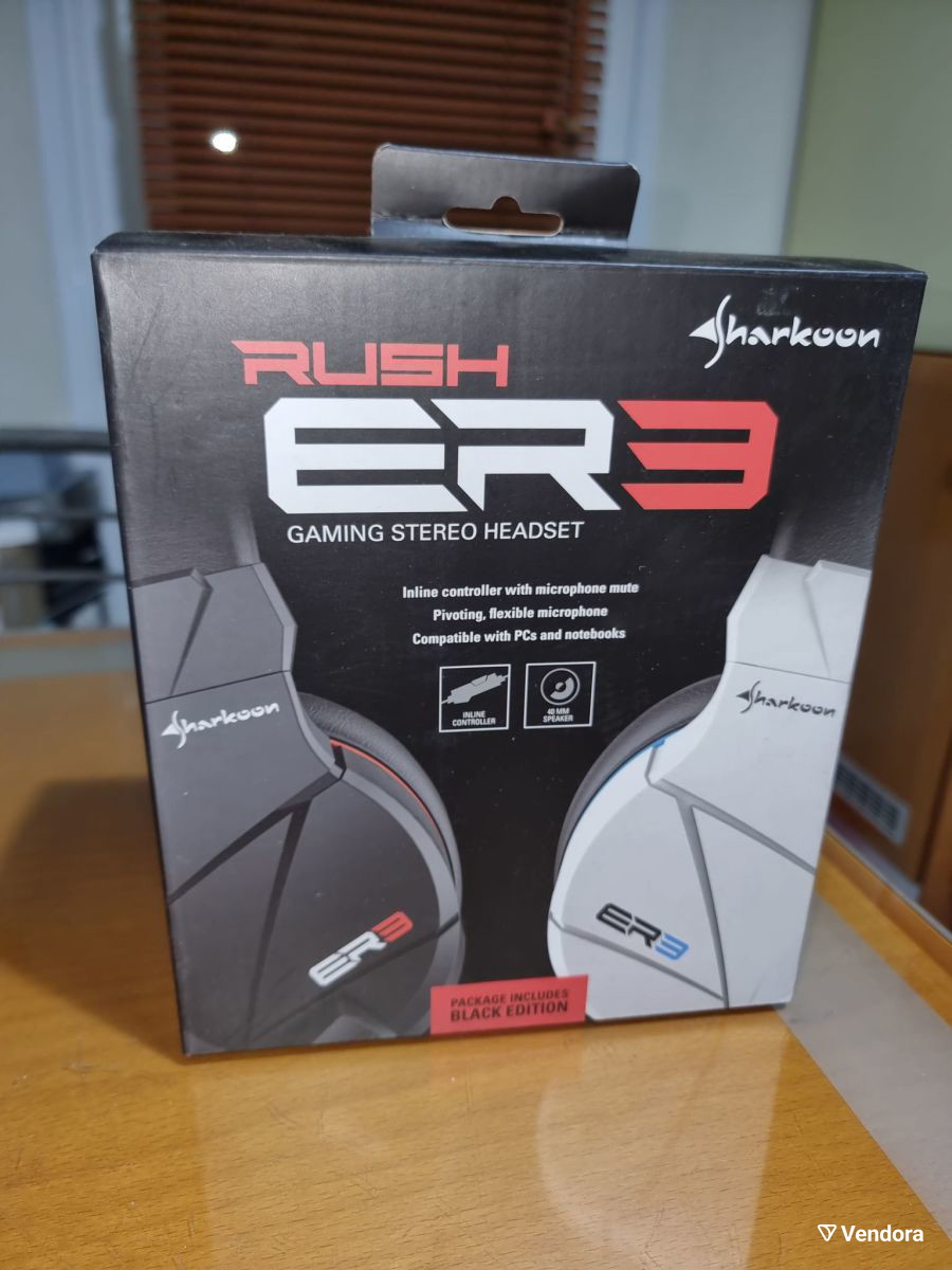 Sharkoon ER3 слушалки употребявани в… - € 10,00 - Vendora.bg