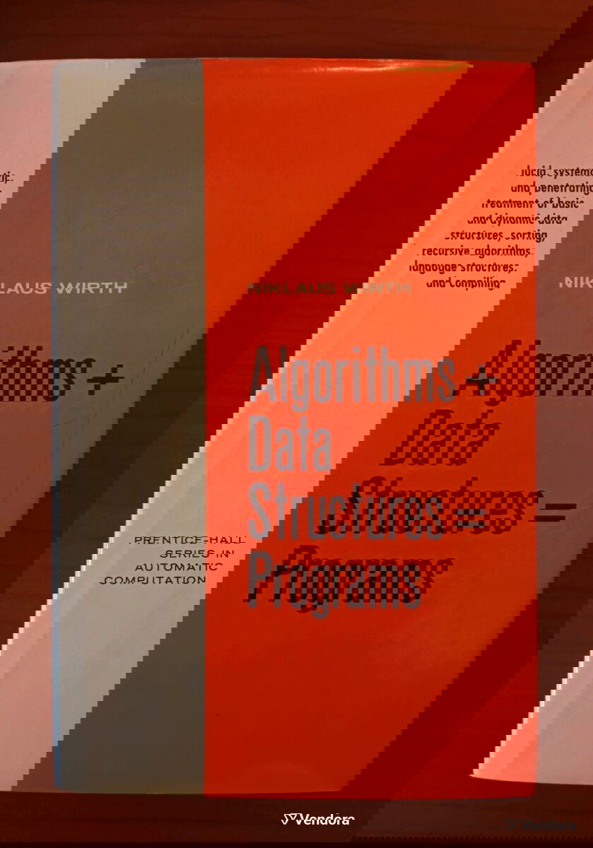 Algorithms + Data Structures = Programs… - € 20,00 - Vendora.gr