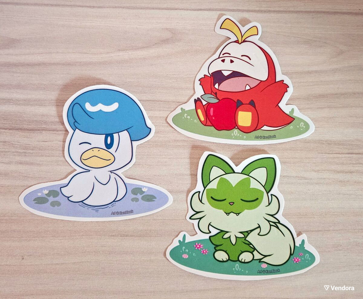 Pokemon Paldea Starters Σετ χειροποίητα… - € 2,00 - Vendora.gr