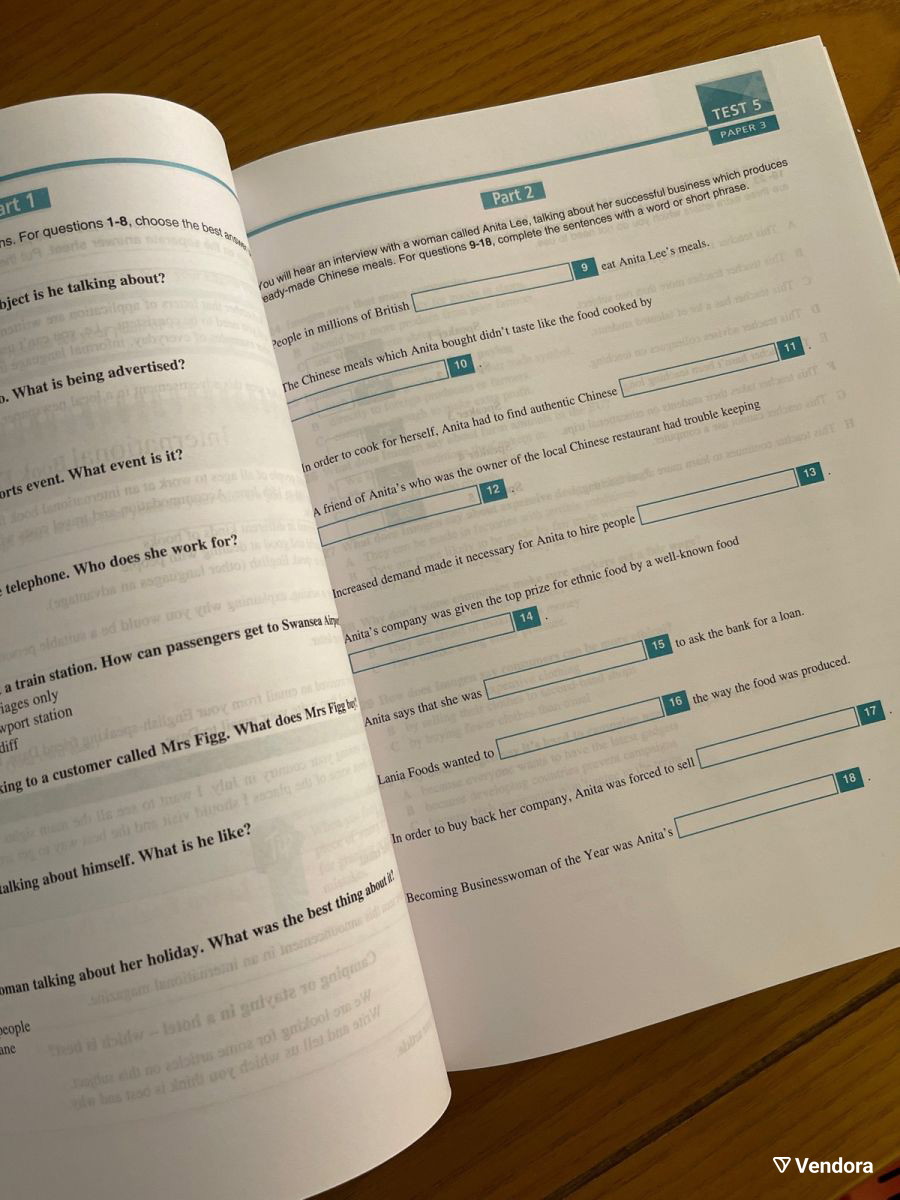 FCE Practice exam Papers (Students Book) - € 25,00 - Vendora