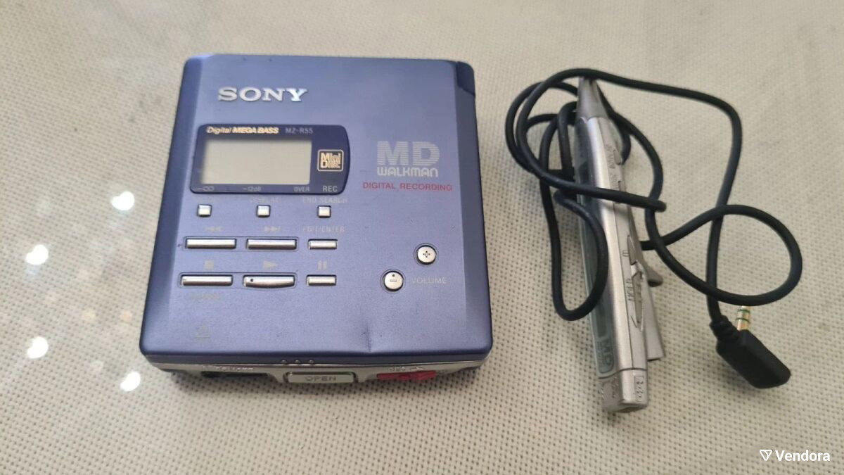 Sony Minidisc MD Player MZ-R55 Walkman… - € 119,99 - Vendora.gr