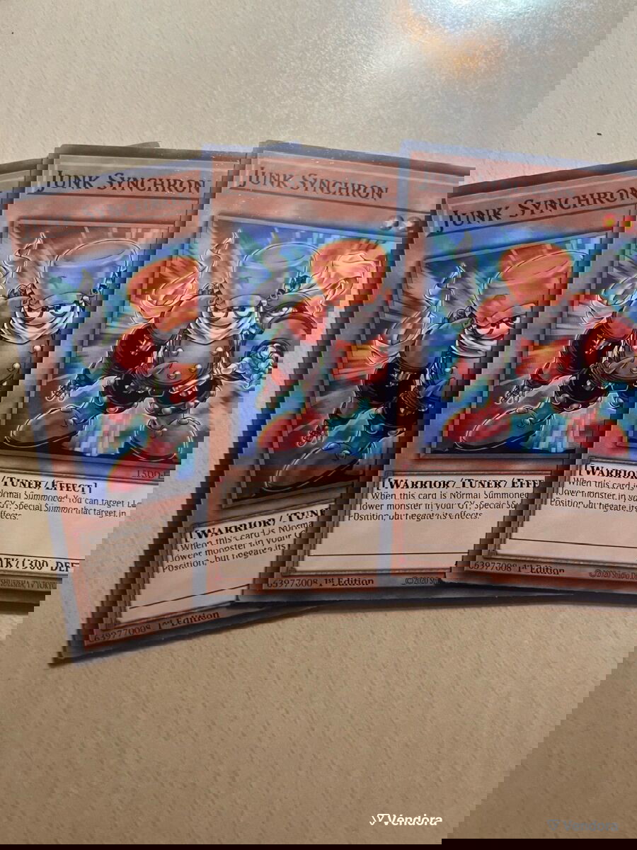 Yu-Gi-Oh 3 κάρτες Junk Synchron κοινές… - € 0,49 - Vendora.gr