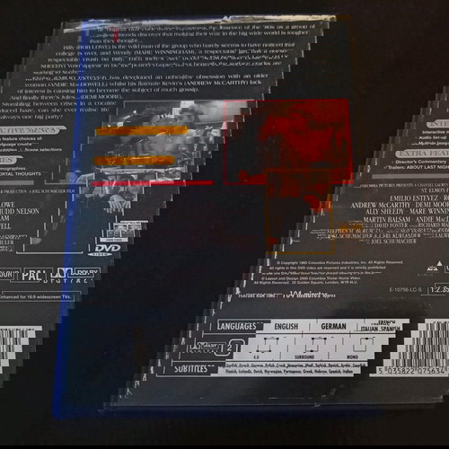 St. Elmo's Fire DVD μεταχειρισμένο με… - € 11,00 - Vendora.gr