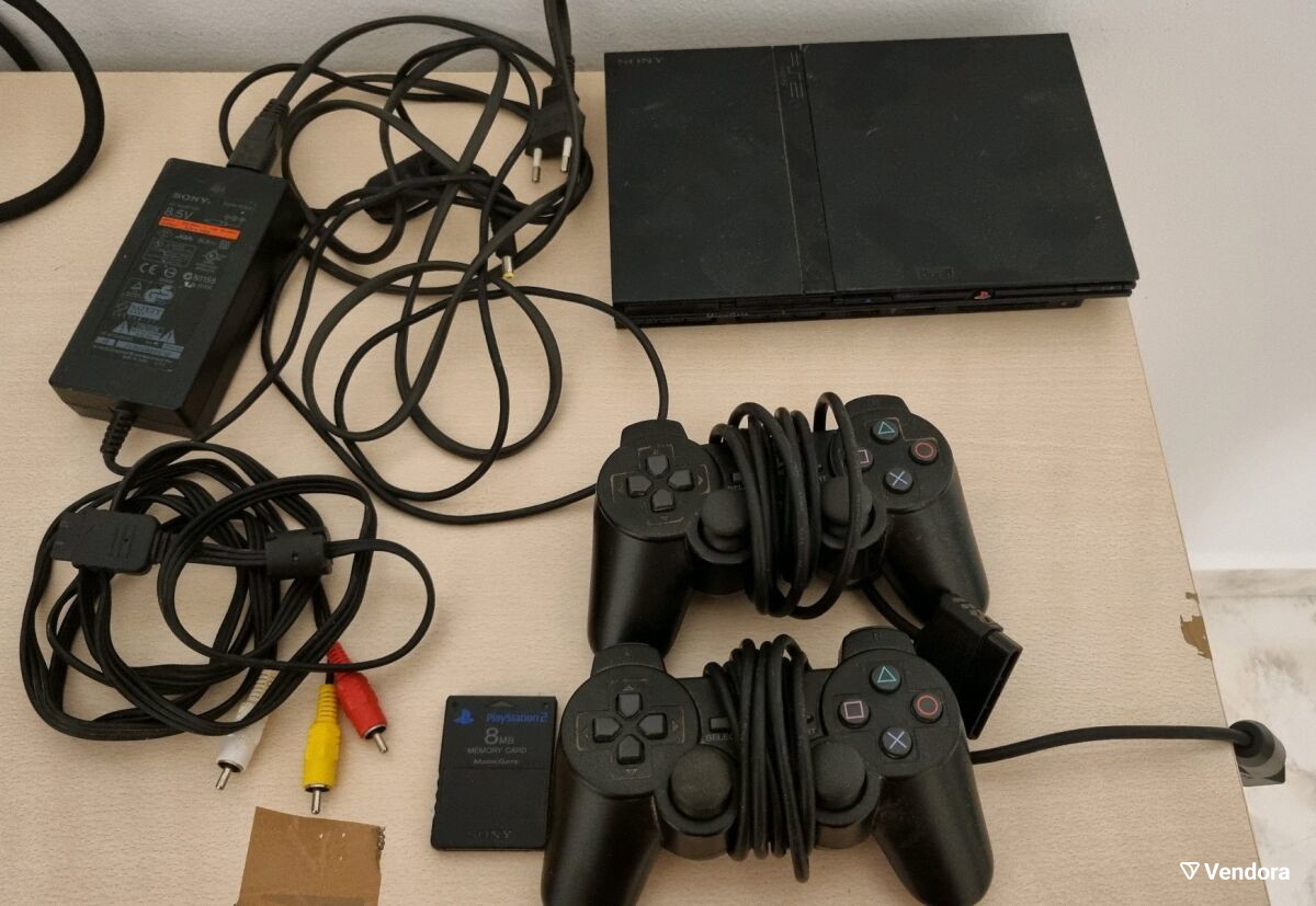 PlayStation 2 Slim μεταχειρισμένο με… - € 90,00 - Vendora.gr